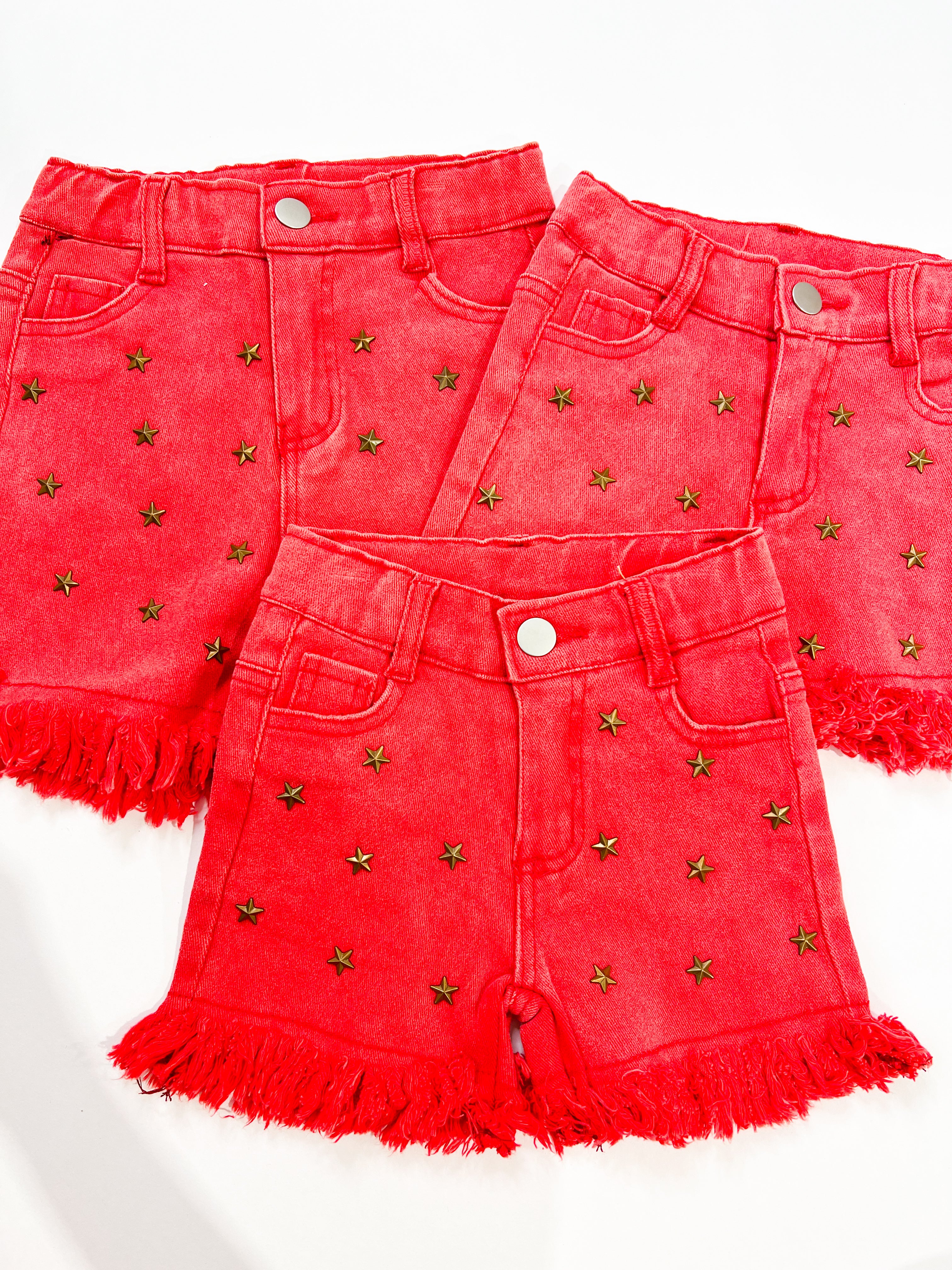 Red Star Shorts – Southern Belle Boutique